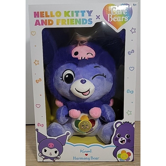 Basic Fun | Toys | Hello Kitty And Friends X Care Bears Kuromi Loves Harmony Bear Plush Nib ...